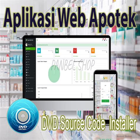 Jual Aplikasi Web Apotek Toko Obat With POS Source Code Shopee