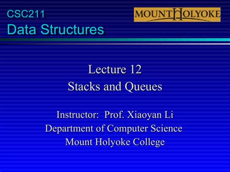 lecture12 stackqueue pdf queue abstract data type formal methods