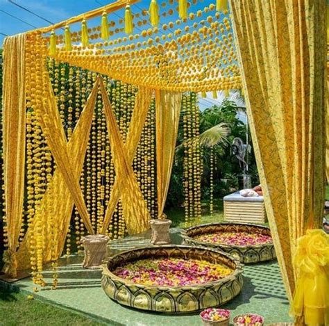 20 Simple Haldi Ceremony Decoration Ideas At Home 2024