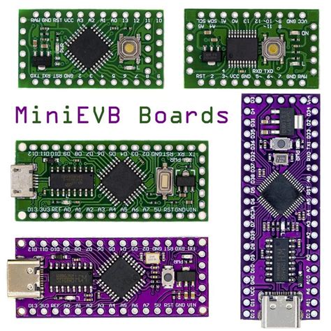 Minievb Boards An Overview Wolles Elektronikkiste
