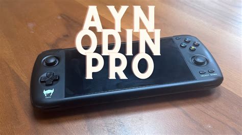 AYN Odin Pro Android Handheld Overview YouTube