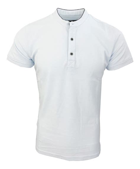 Bazzotto Playera Hombre Cuello Mao Manga Corta Meses Sin Intereses