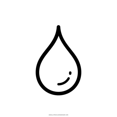 Dibujo De Gota De Agua Para Colorear Ultra Coloring Pages