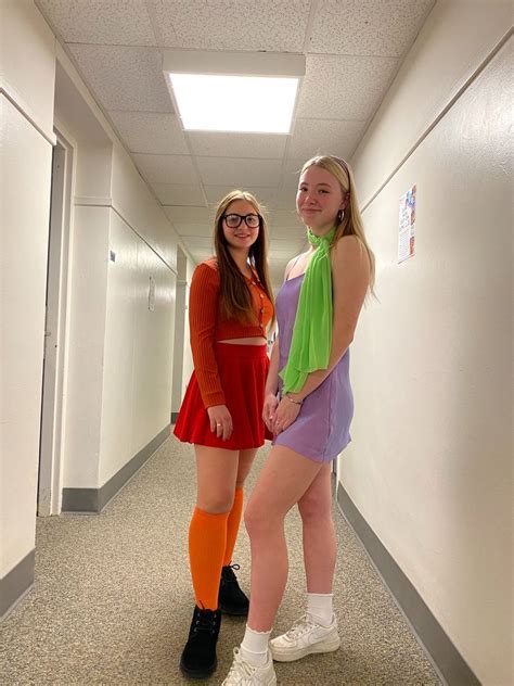 Daphne And Velma Costume Fantasias Femininas Cosplay Feminino Fantasias