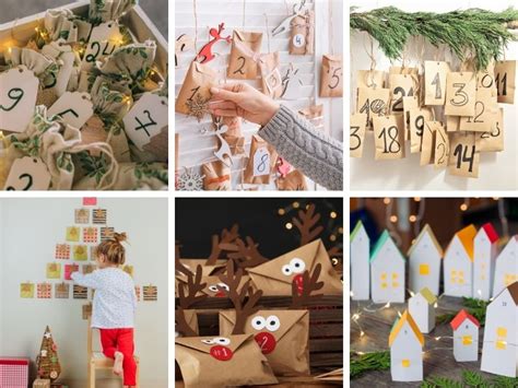 Ideas de calendarios de adviento caseros para niños
