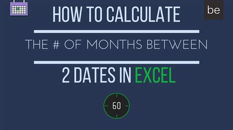Calculate Number Of Months Between Two Dates Excel Printable