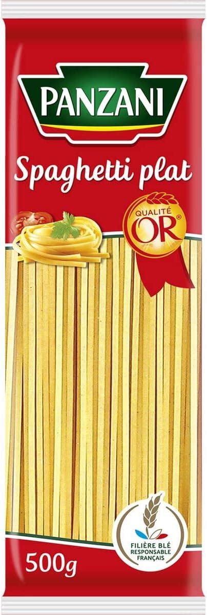 Lot de 3 unités PANZANI Spaghetti plat 500g Amazon fr Epicerie