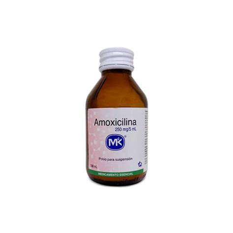 AMOXICILINA SUSP 250 MG MK FCO X 100 ML Farmavida Droguería Online
