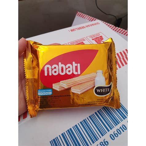 Jual Nabati Wafer Krim Susu Vanilla Milk Vanilla Cream Wafer Pcs