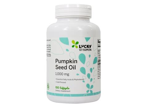 LuckyVitamin Pumpkin Seed Oil 1000 Mg 100 Softgels StackSocial