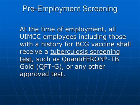 PPT TB Surveillance Using QuantiFERON TB Gold Is It Measuring Up