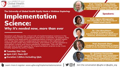 free webinar implementation science why it s needed now more than ever ughe