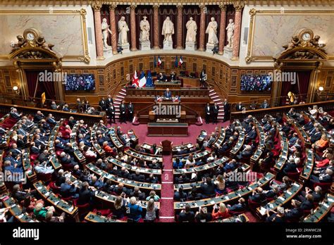 Il Re Britannico Carlo III Si Rivolge Ai Senatori E Ai Membri Dell