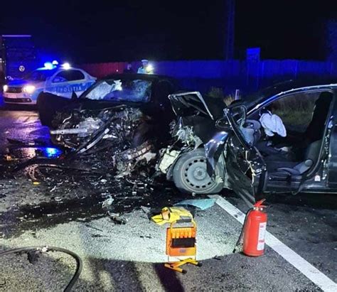 FOTO Accident cumplit pe DN 65 Slatina Piteşti la Albota Două