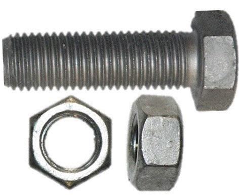 Xox Hexagon Head Set Screw Nut Hdg Mild Steel Grade Din