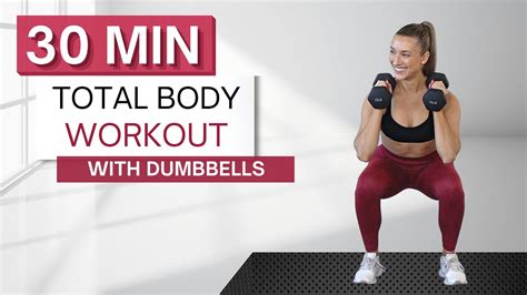 30 Min SCULPT STRENGTHEN TOTAL BODY WORKOUT With Dumbbells And