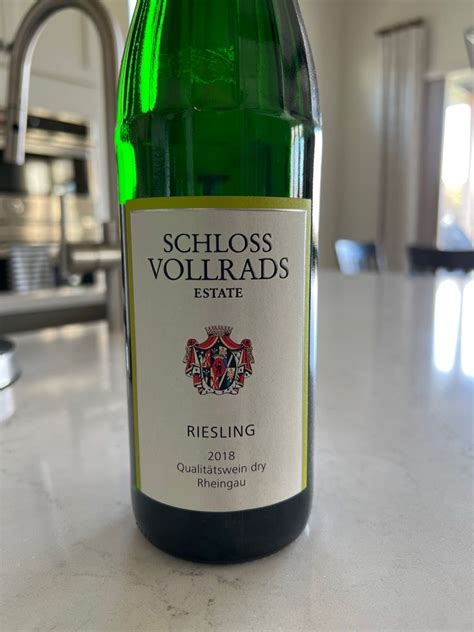 2017 Schloss Vollrads Riesling Kabinett Medium Dry Germany Rheingau