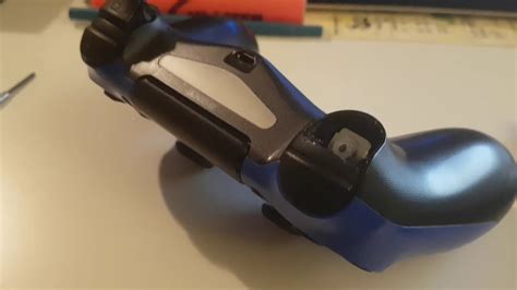 how to fix broken ps4 r2 l2 trigger button on controller easiest fastest way no disassembly