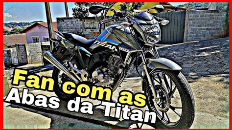 PASSO A PASSO Como Colocar As ASAS Da TITAN 160 Na FAN 160 Todos Os
