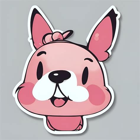 Premium Ai Image A Sticker Of A Blushing Emoticon Showing Sweet