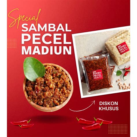 Jual BUMBU SAMBEL PECEL MBAK PRI ORIGINAL MADIUN Shopee Indonesia