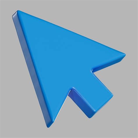 Premium PSD 3d Cursor Mouse Arrow