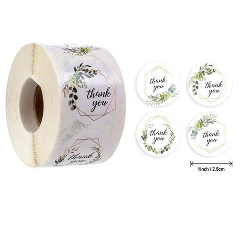 Jual 10 Pcs THANK YOU STICKER LABEL KECIL STIKER BULAT THANKYOU