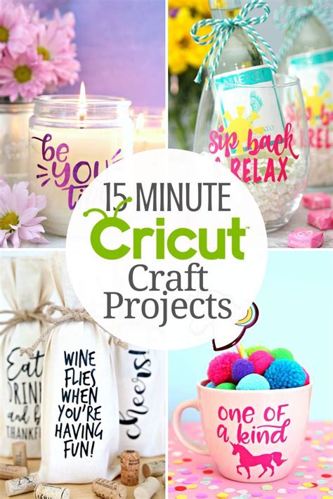Cricut Projects You Can Make In Minutes Or Less Diy Cricut Cricut