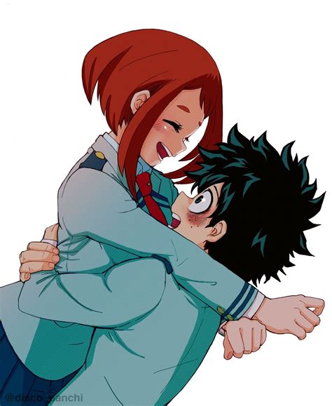 Midoriya Izuku Uraraka Ochako Deku X Uraraka Anime Boku No Hero