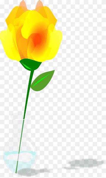 Baixar Flor Amarela Planta Haste Desenhos Animados Flor Png PNGWing