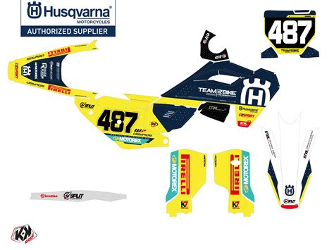 Husqvarna Tc Dirt Bike Replica Team Rbike K Graphic Kit Kutvek