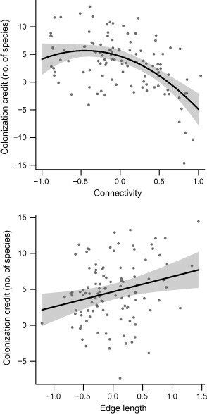 Visualization Of The Partial Effects Of Patch Connectivity And Edge