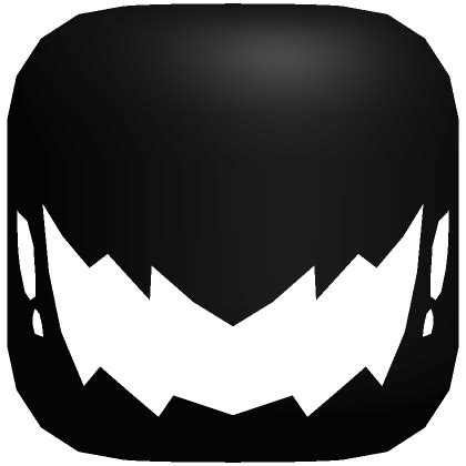 White Demon Ghost Smile Roblox