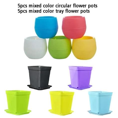 T C Tmz Mini Pot De Fleurs Horticole En Plastique Color Id Al