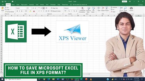 how to save microsoft excel file in xps format youtube