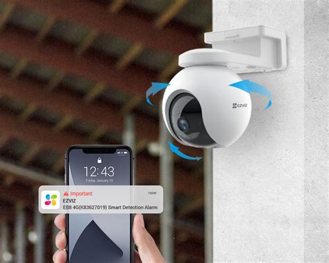 EZVIZ EB8 4G Caméra 4G motorisée sur batterie