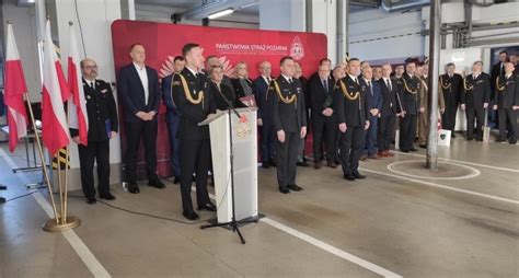 Zmiana warty w konińskiej straży pożarnej Nowy komendant