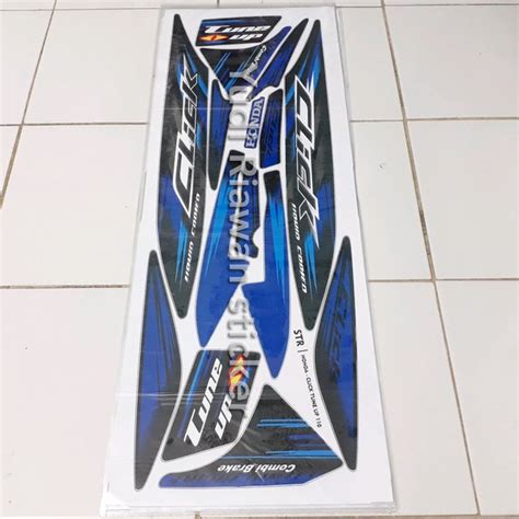 Jual Striping Sticker Variasi Honda Vario Cw 110 Lama Karbu Click Biru