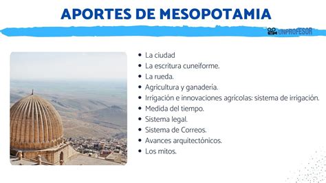 Aportes de MESOPOTAMIA más importantes RESUMEN completo