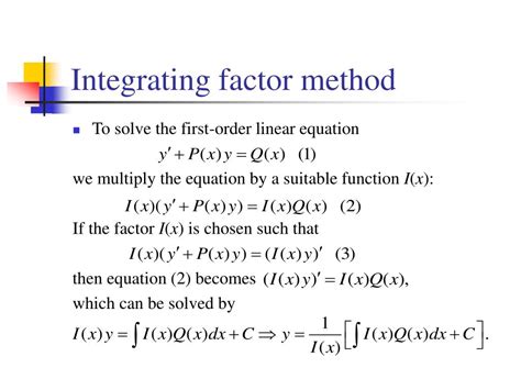 ppt first order linear equations powerpoint presentation free download id 6836728