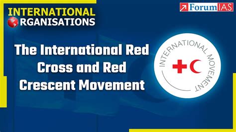 The International Red Cross And Red Crescent Movement International