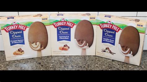 Turkey Hill Dipped Duos Peanut Butter Chocolate Caramel Chocolate