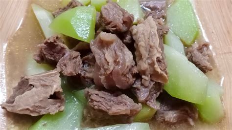 Nilagang Baka With Sayote Beef Stew With Chayote Sharvie Cooks YouTube
