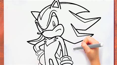 COMO DESENHAR O SHADOW DO SONIC YouTube