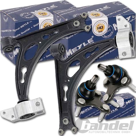 2xMEYLE HD QUERLENKER VORNE TRAGGELENKE AUDI A3 8P VW GOLF 5 6 CADDY 3