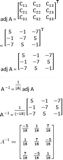 find the inverse of each of the following matrices i begin{bmatrix} 1 and 2 and 3 [0 3em] 2and3