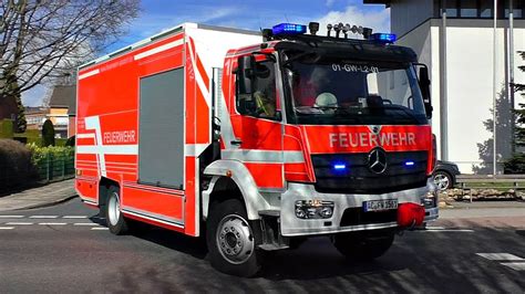 Neuer Gw Logistik Feuerwehr Alsdorf Elw X R Stzug Alt Neu