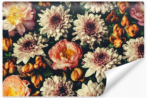 Fototapeta W Stylu Retro KWIATY Piwonie 3D 368x254 MF 5066 V8 Cena