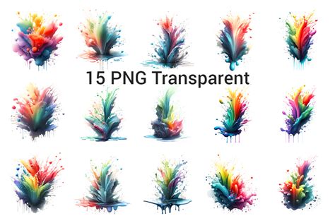 Paint Splash Clipart Graphic By Soulluc Creations Creative Fabrica