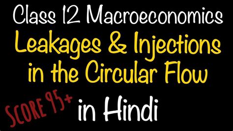 Leakages And Injections In The Circular Flow Leakages Injections